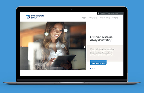 Pantheon Data Website - Hinge Marketing